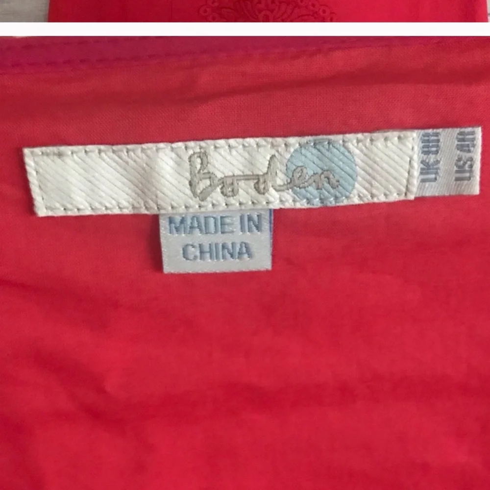 Boden | Dresses | Boden Coral Pink Embroidered Sheath Dress 4r | Poshmark
